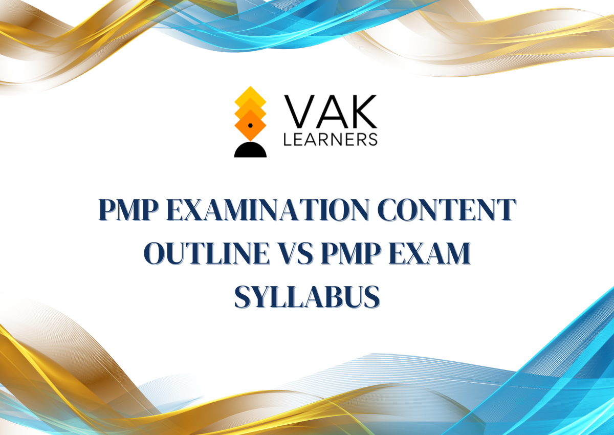 PMP Examination Content Outline vs PMP Exam Syllabus